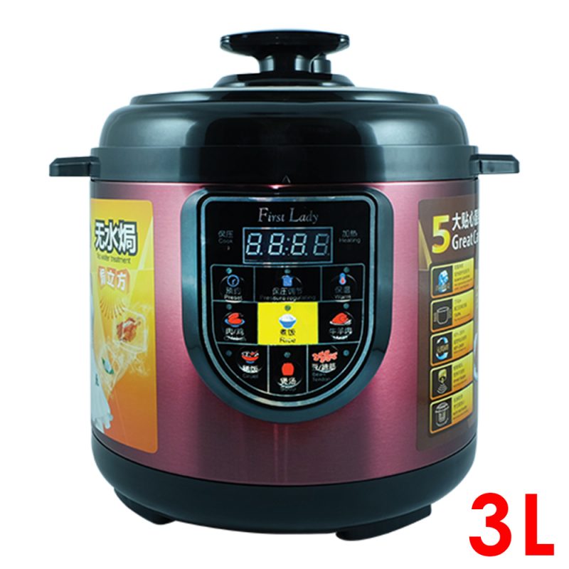First Lady Pressure Cooker Smart Intelligent All in One [ 5L + 3L + Pot ...
