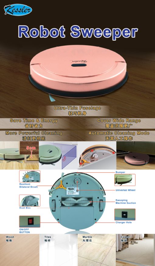 Kessler Robot Sweeper – Pink – Kessler Malaysia